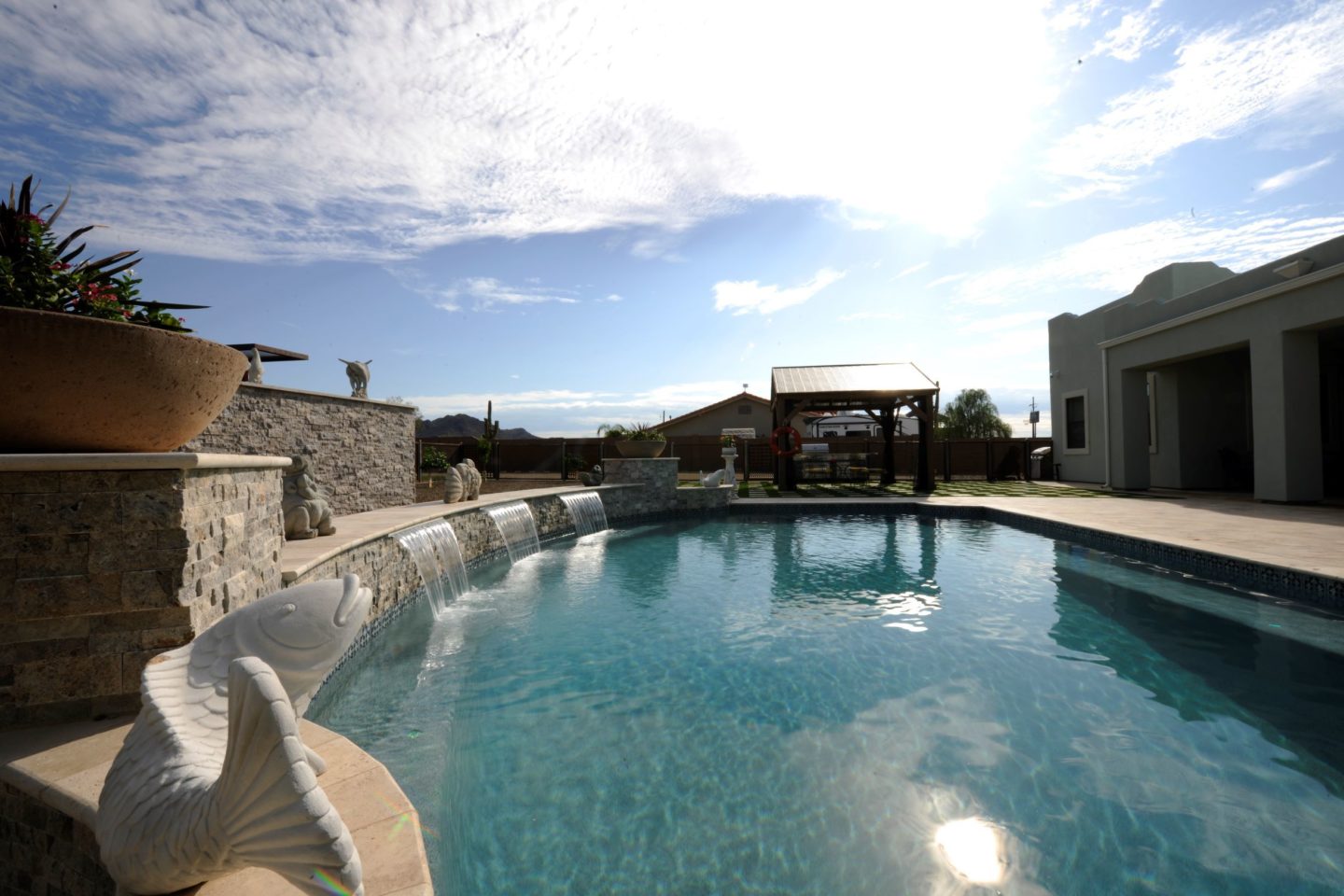 Phoenix Residential Pool Photos by Tribal Waters Custom Pools